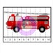 Firetruck Counting Puzzle Worksheet, Counting Game, Educational ...