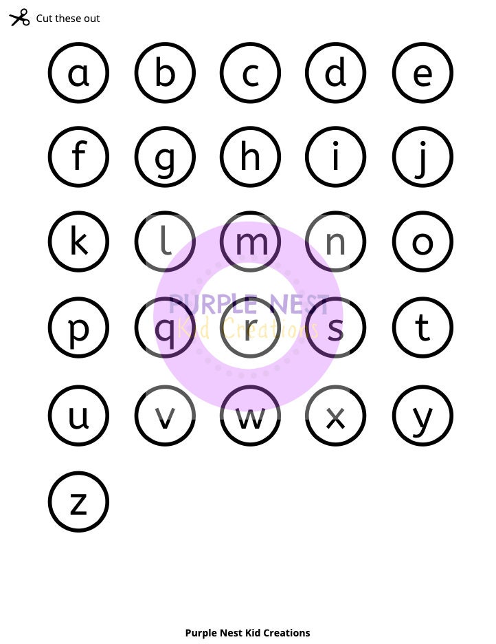 Chicka Chicka Boom Boom Alphabet Match Worksheet Alphabet - Etsy Canada