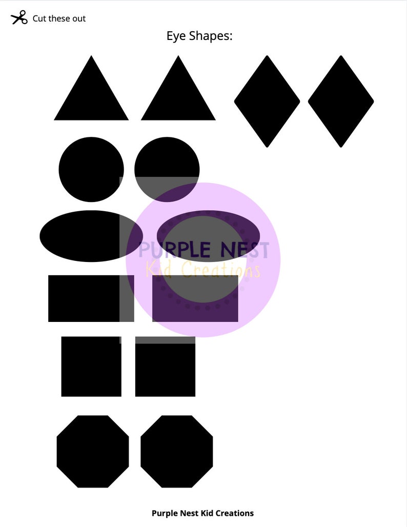 Jack-o-lantern Shapes Activity: Printable Halloween Preschool Game (PDF ...