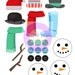 Build a Snowman Worksheet, Dress up Game, Winter Activity, Educational ...