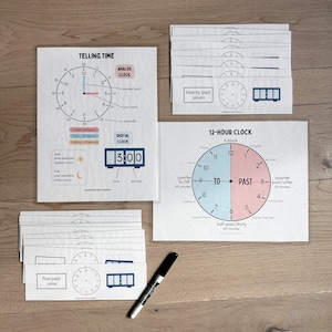 Telling Time Activity Bundle: Clock, Sundial, 12/24 Hour (digital ...