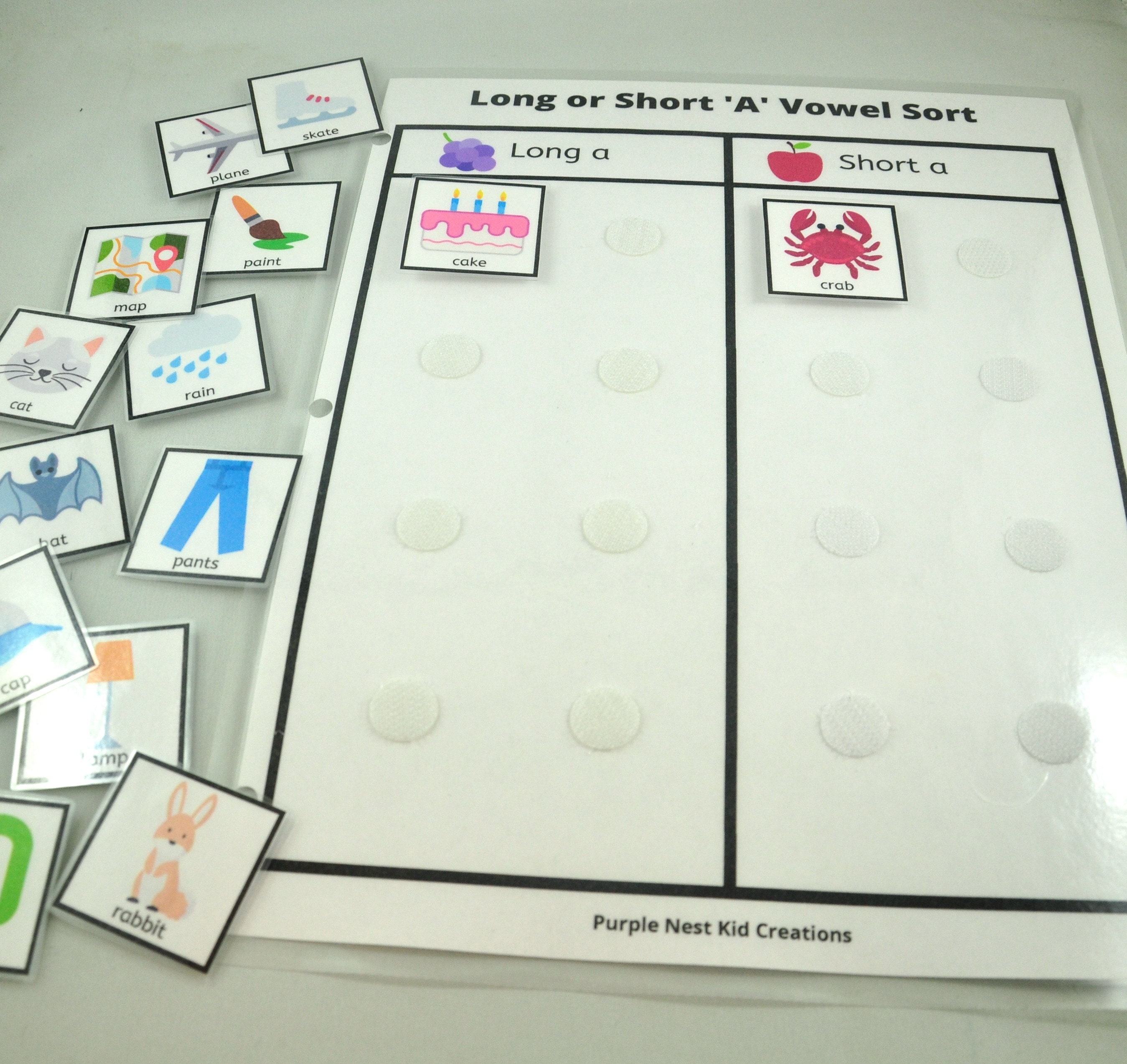 Vowel Sound Sort Printable: Phonics Literacy Activity (PDF Download) - Etsy