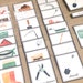 Gardening Flash Cards, Montessori, Nomenclature, Three Part Cards ...