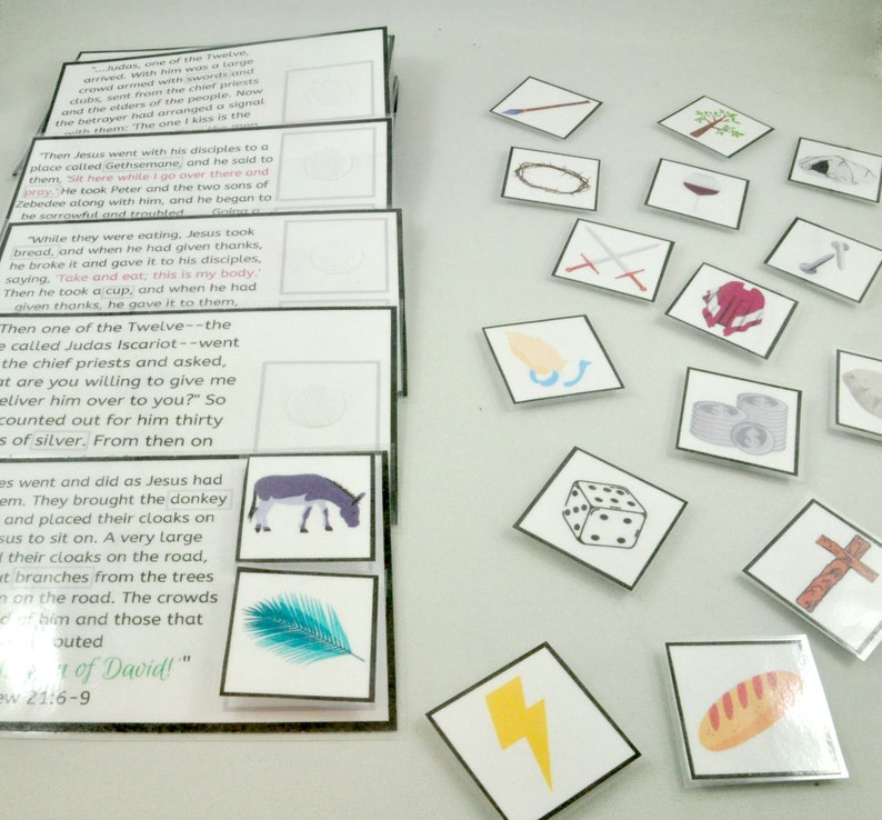 Easter Scripture Cards Printable for Kids Digital Download - Etsy