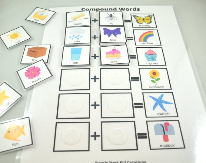 Rhyming Words Matching Worksheet, Phonics Game, Rhymes, Educational ...