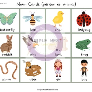 Build a Sentence Printable Activity: Nouns, Verbs, Adjectives (PDF ...