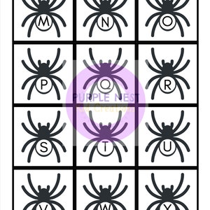 Spider Web Alphabet Find & Cover: Preschool Literacy Activity (PDF) - Etsy