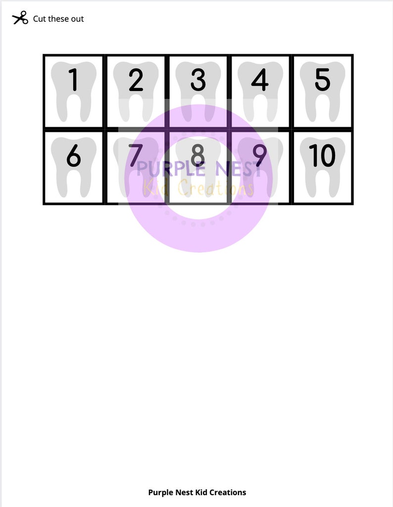 Dental Mini Printable Bundle Community Helpers Dentist | Etsy