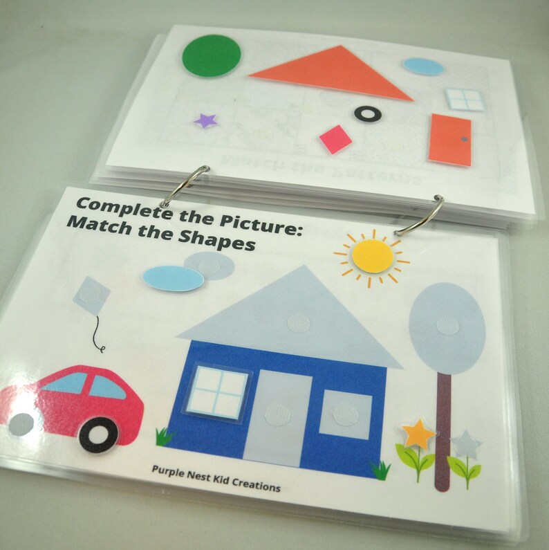 Travel Busy Book Bundle 1 Busy Book Printable Matching - Etsy