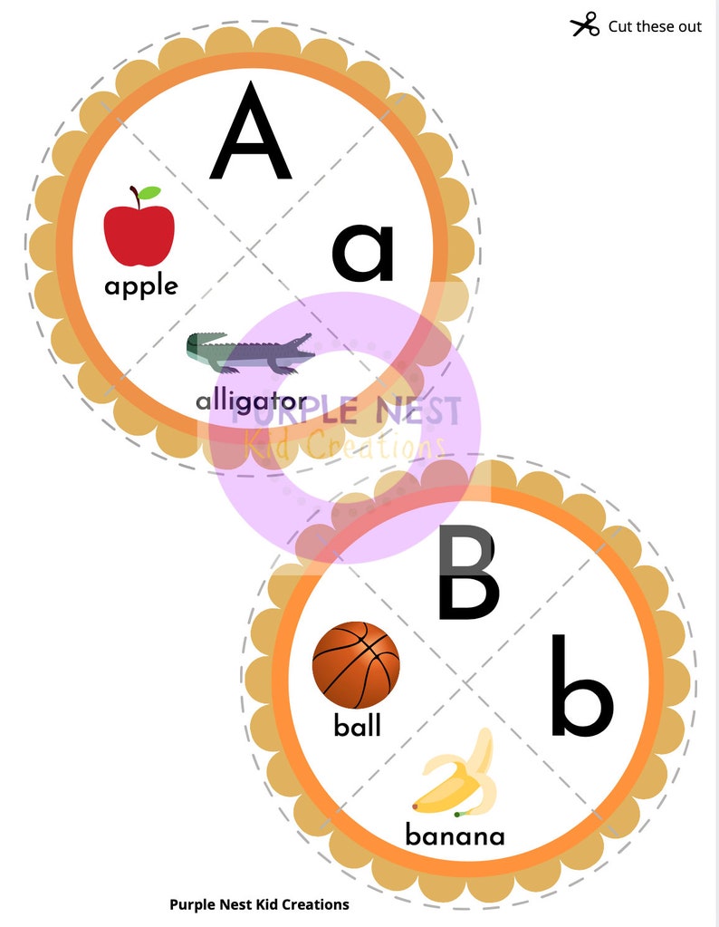 Pumpkin Pie Phonics Game Pumpkin Pie Alphabet Matching Game - Etsy