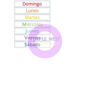 Spanish Perpetual Calendar, Morning Binder Activity Sheet, Digital ...