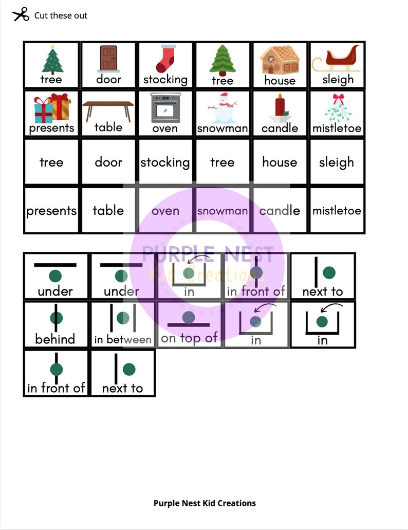 Gingerbread Man Preposition Activity: Christmas Literacy Center ...