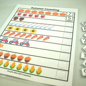 Autumn Busy Book Bundle, Fall Busy Book Printable, Matching Games ...