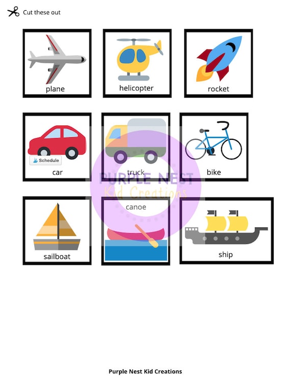 Water Transportation Worksheets