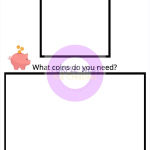 Money Counting Worksheet, Canadian Coins, Counting Game, Educational ...