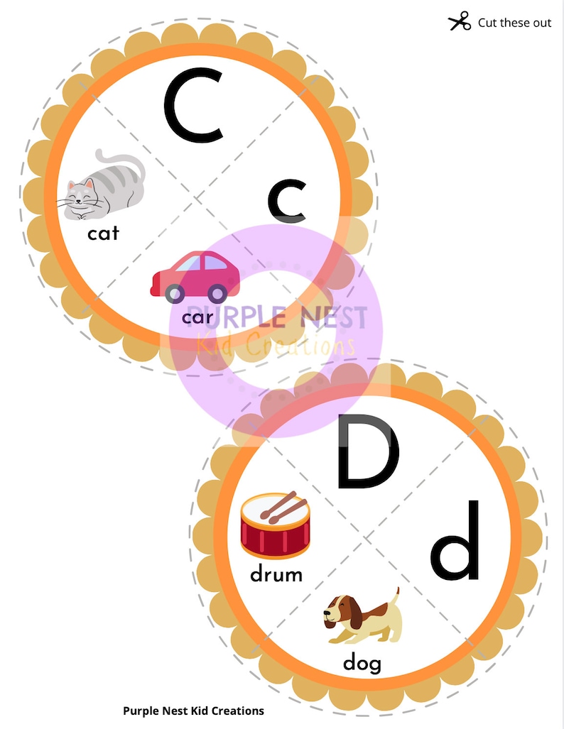 Pumpkin Pie Phonics Game Pumpkin Pie Alphabet Matching Game - Etsy