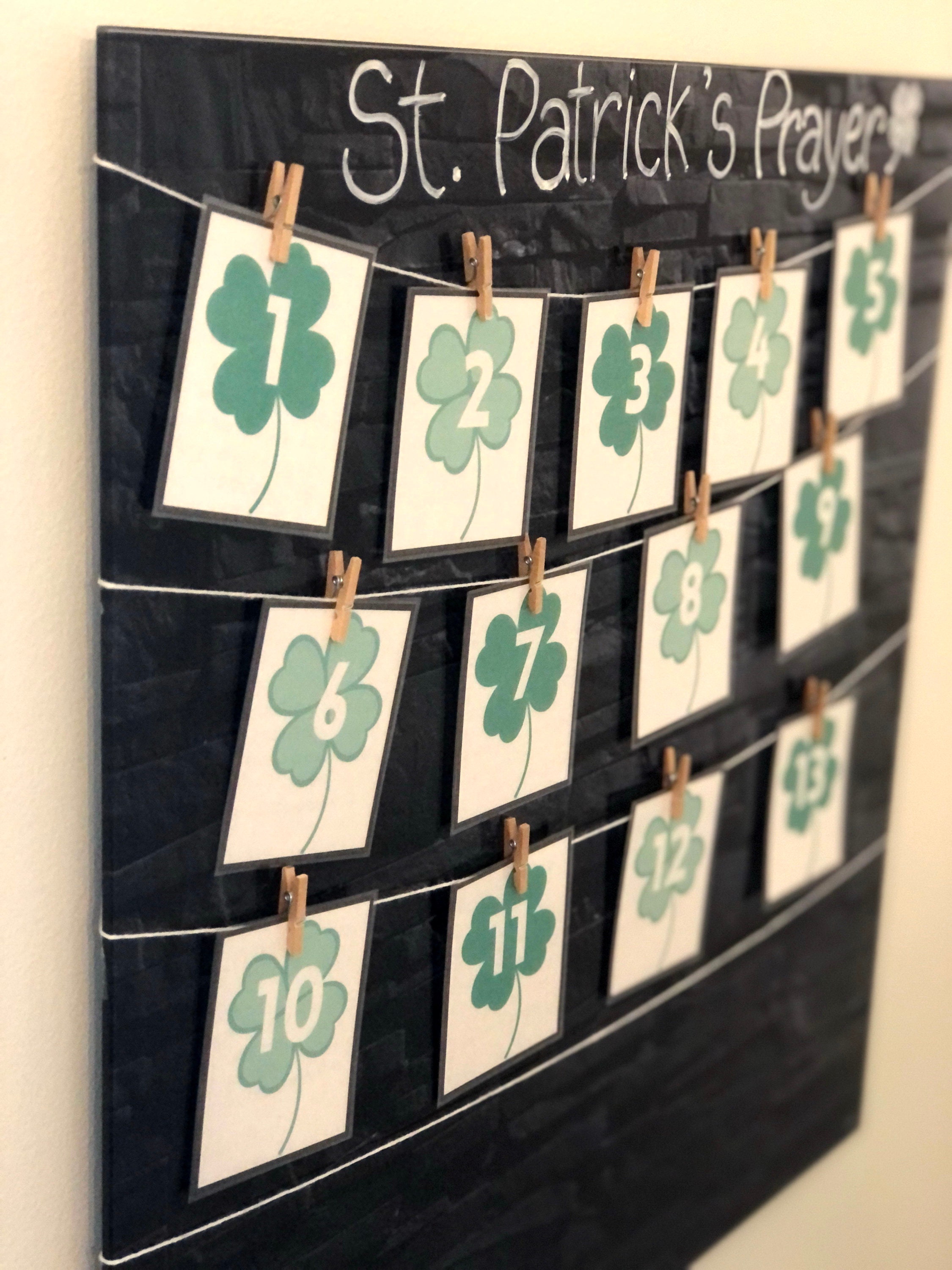 St. Patrick's Breastplate Prayer Scripture Cards (digital Download) - Etsy