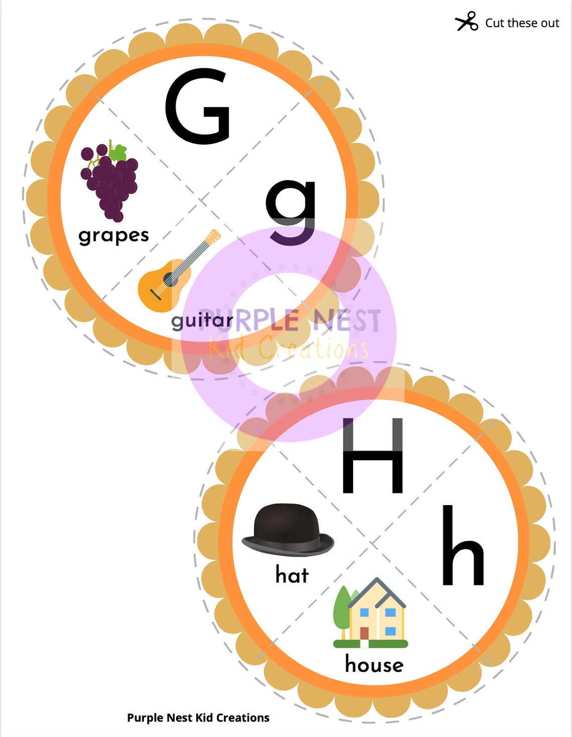 Pumpkin Pie Phonics Game Pumpkin Pie Alphabet Matching Game - Etsy