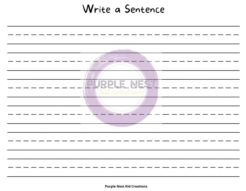 Build a Sentence Printable Activity: Nouns, Verbs, Adjectives (PDF ...