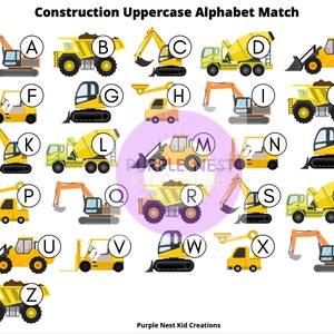 Construction Busy Book Bundle, Busy Book Printable, Trucks, Puzzle ...