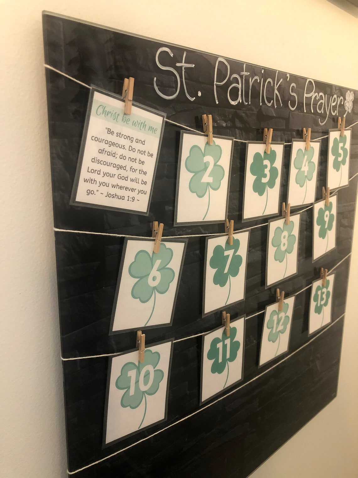 St. Patrick's Breastplate Prayer Scripture Cards | Etsy