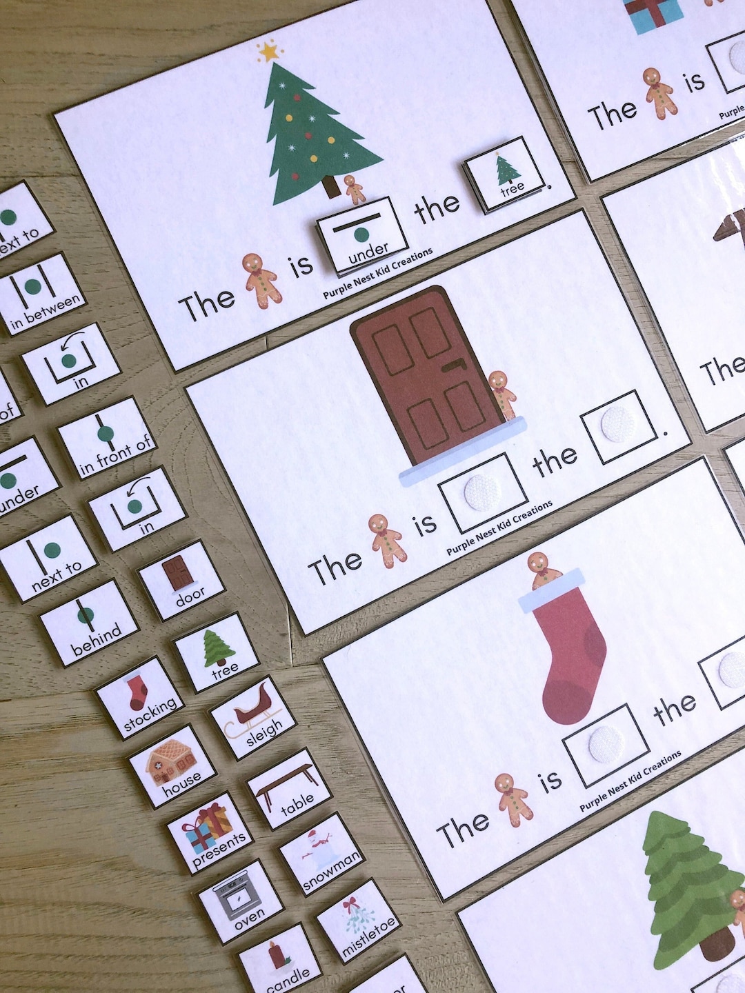 Gingerbread Sentence Builder Activity, Christmas Literacy Activity ...