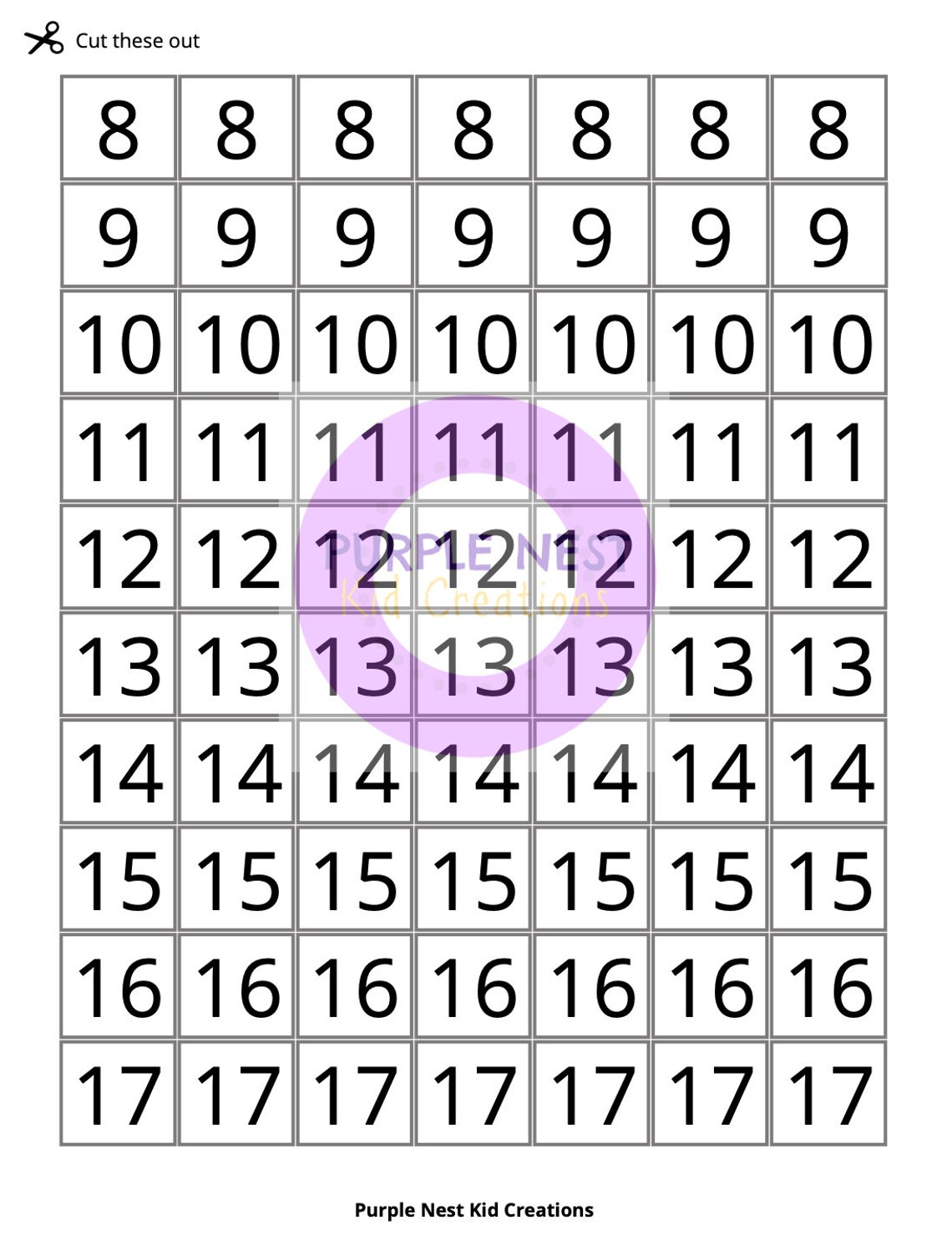 Part-part-whole Math Worksheet Digital Download Numbers - Etsy