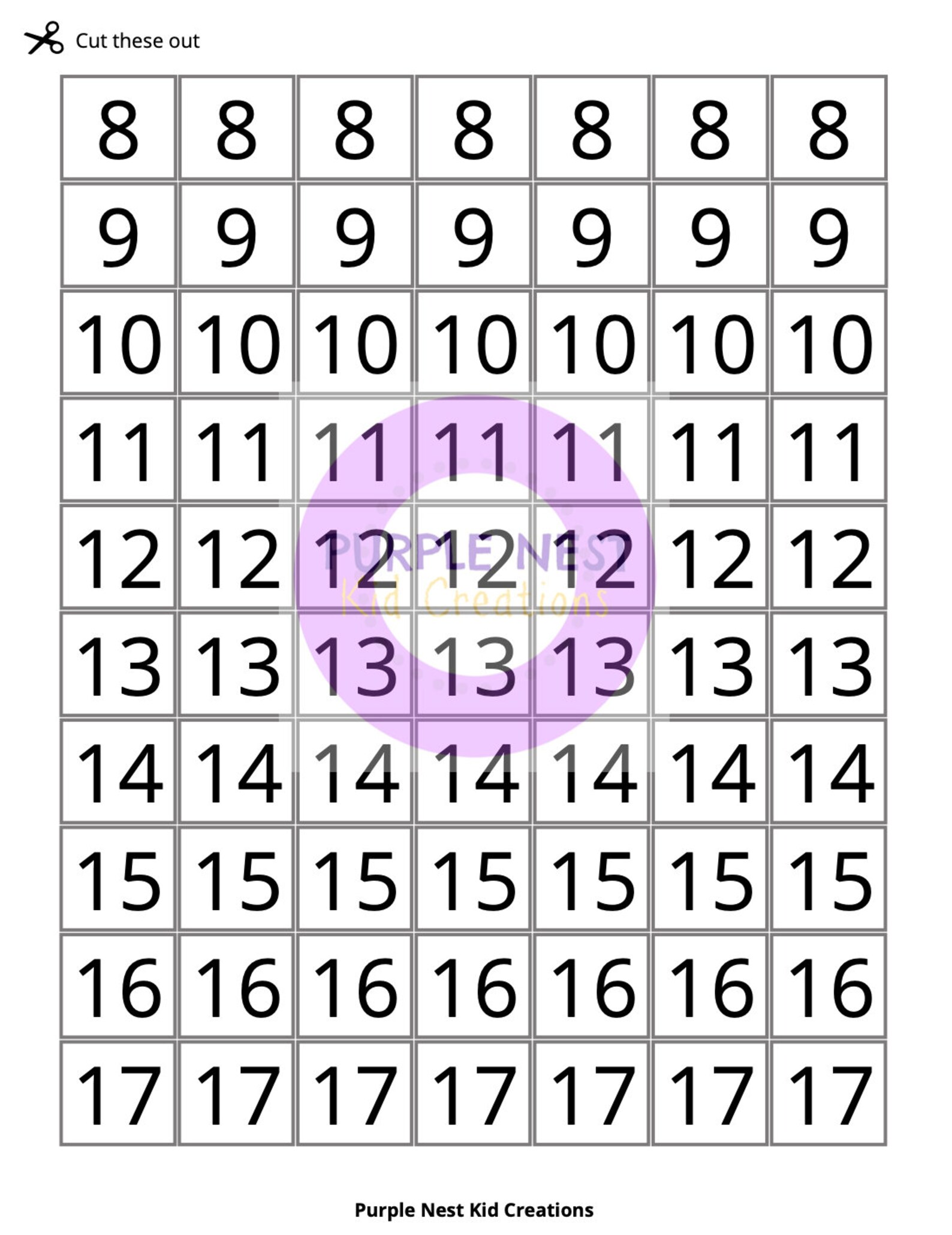 Part-part-whole Math Worksheet Digital Download Numbers - Etsy