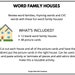 Word Family Houses Activity: CVC Rhyming Game (digital Download) - Etsy
