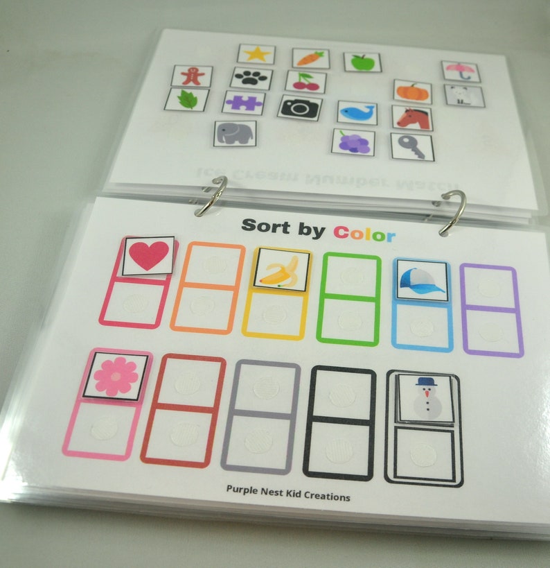 Travel Busy Book Bundle 1 Busy Book Printable Matching - Etsy