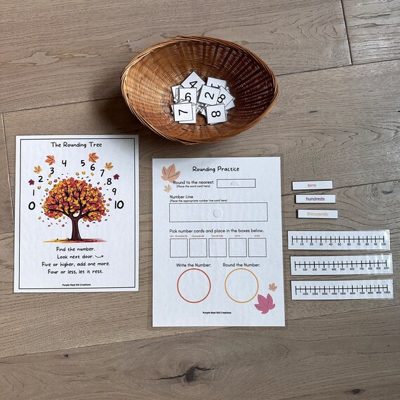 Hojas De Trabajo De Redondeo De Números