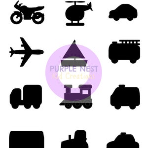 Match the Transportation Worksheet, Vehicle Matching Game, Educational ...