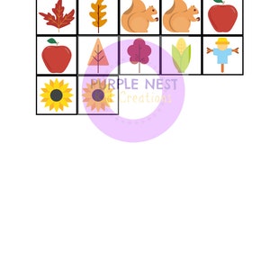 Autumn Patterns Worksheet, Fall Patterns Printable, Finish the Pattern ...