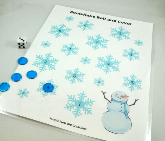 Hojas De Trabajo De Matemáticas Con Copos De Nieve Fichas Imprimibles