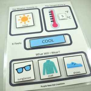 Weather Activity Sheet, Morning Binder Activity, Temperature, Digital ...