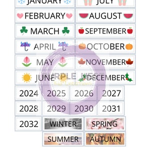 Perpetual Calendar, Morning Binder Activity Sheet, Digital Download ...