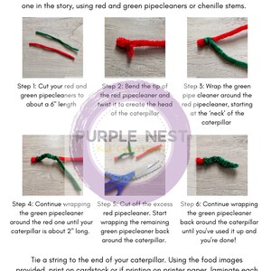 Caterpillar Lacing Activity, Fine Motor Practice, Threading Activity ...