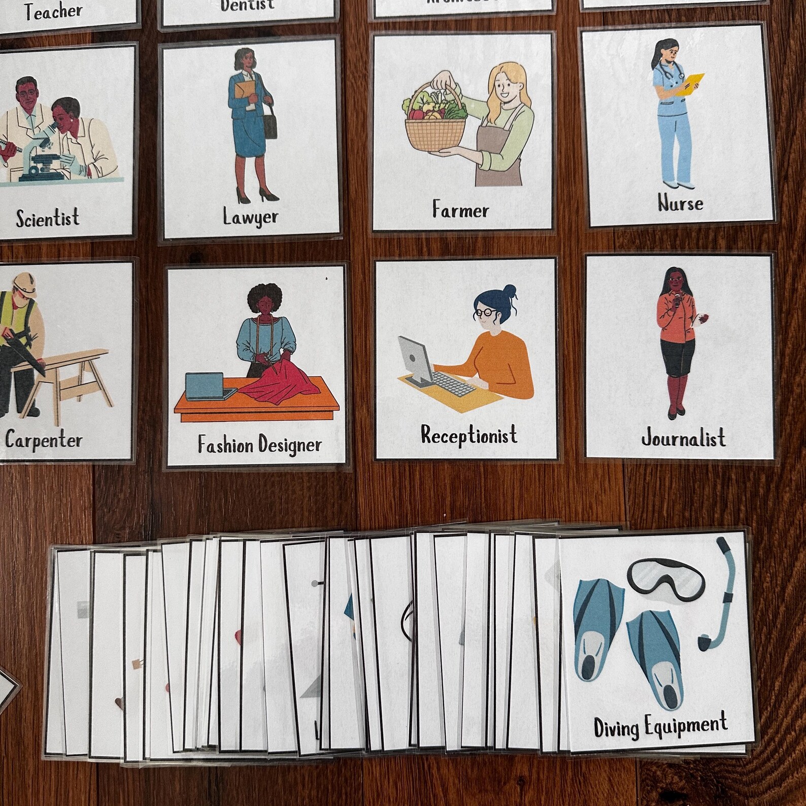 Career Matching Game: Educational Printable Activity (PDF Download) - Etsy