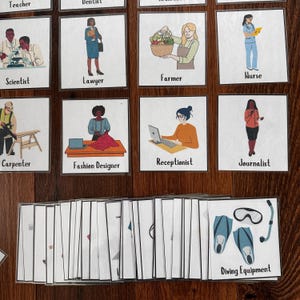 Career Matching Game: Educational Printable Activity (PDF Download) - Etsy