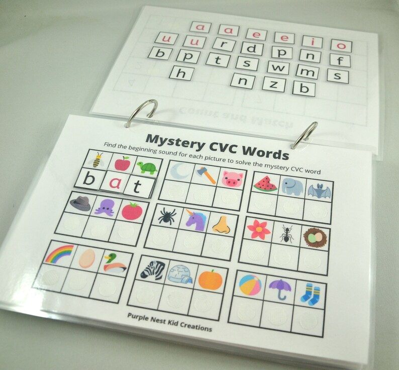 Travel Busy Book Bundle 2 Busy Book Printable Phonics - Etsy