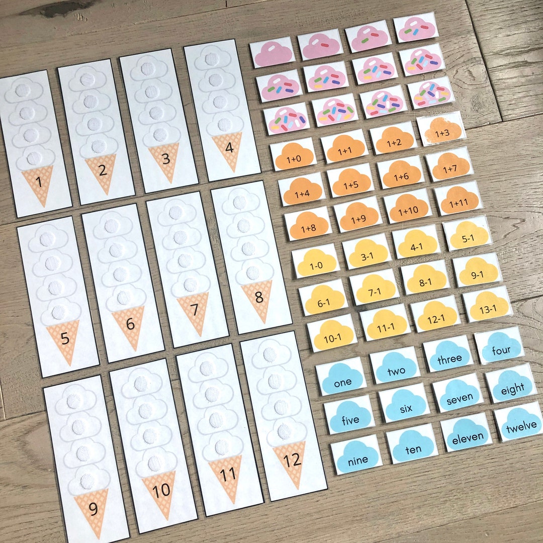 Ice Cream Math Activity: Number Sense Game (digital Download) - Etsy