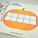 Pumpkin Printable Number Mat Playdough Mat Pumpkin Seeds - Etsy