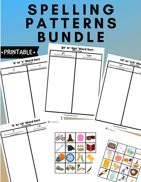 Spelling Word Patterns