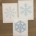Snowflake Dot Art: Q-tip Painting Printable (PDF) - Etsy