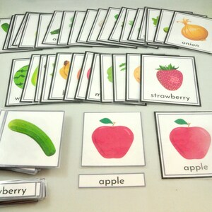 Fruits and Vegetables Printable Bundle, Sorting, Phonics, Beginning ...