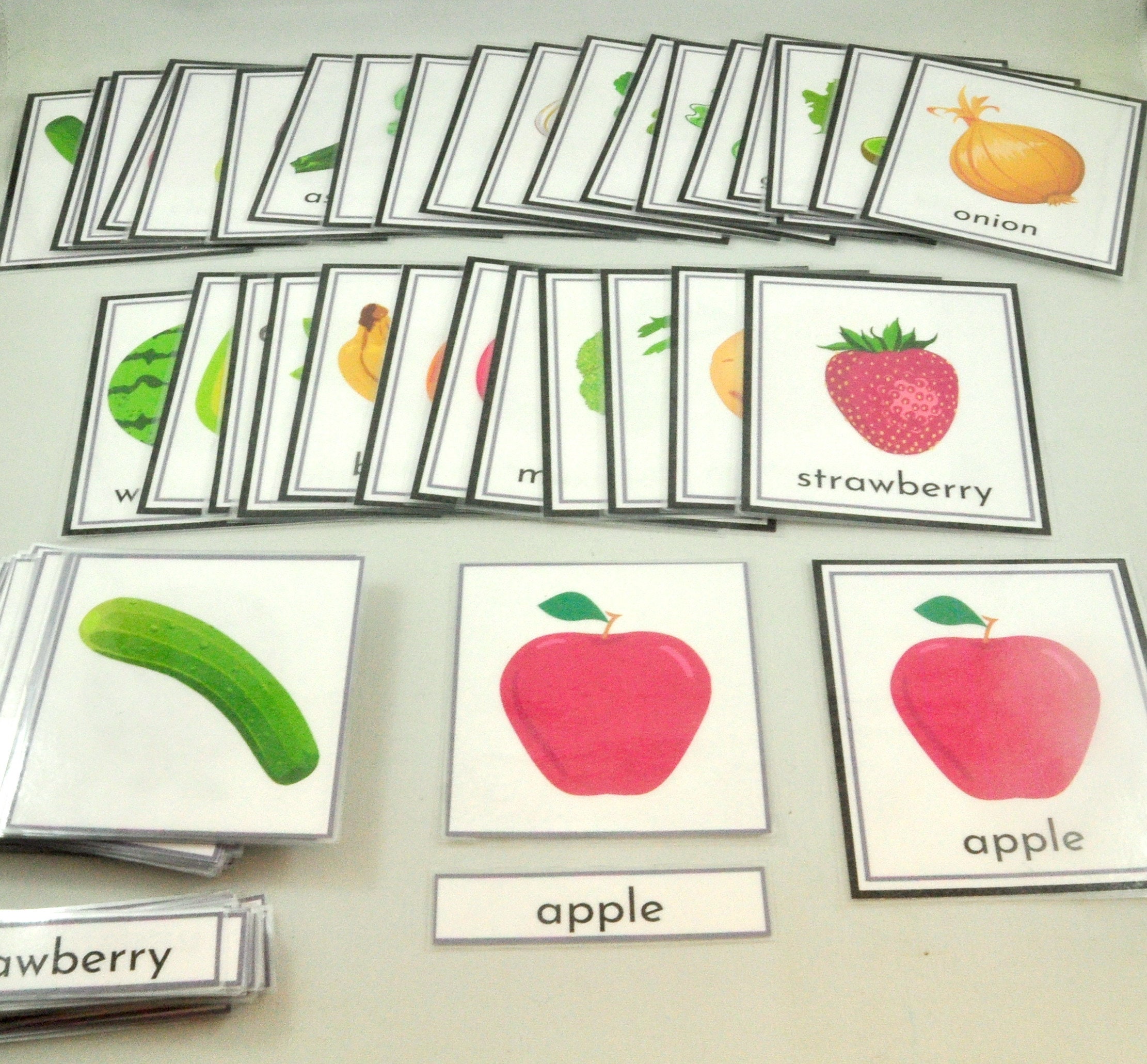 Fruits & Vegetables Printable Bundle: Sorting, Phonics (digital ...