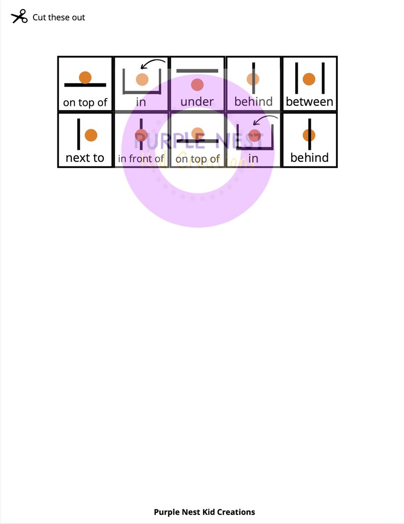 Thanksgiving Prepositions Activity Prepositions Busy Book - Etsy
