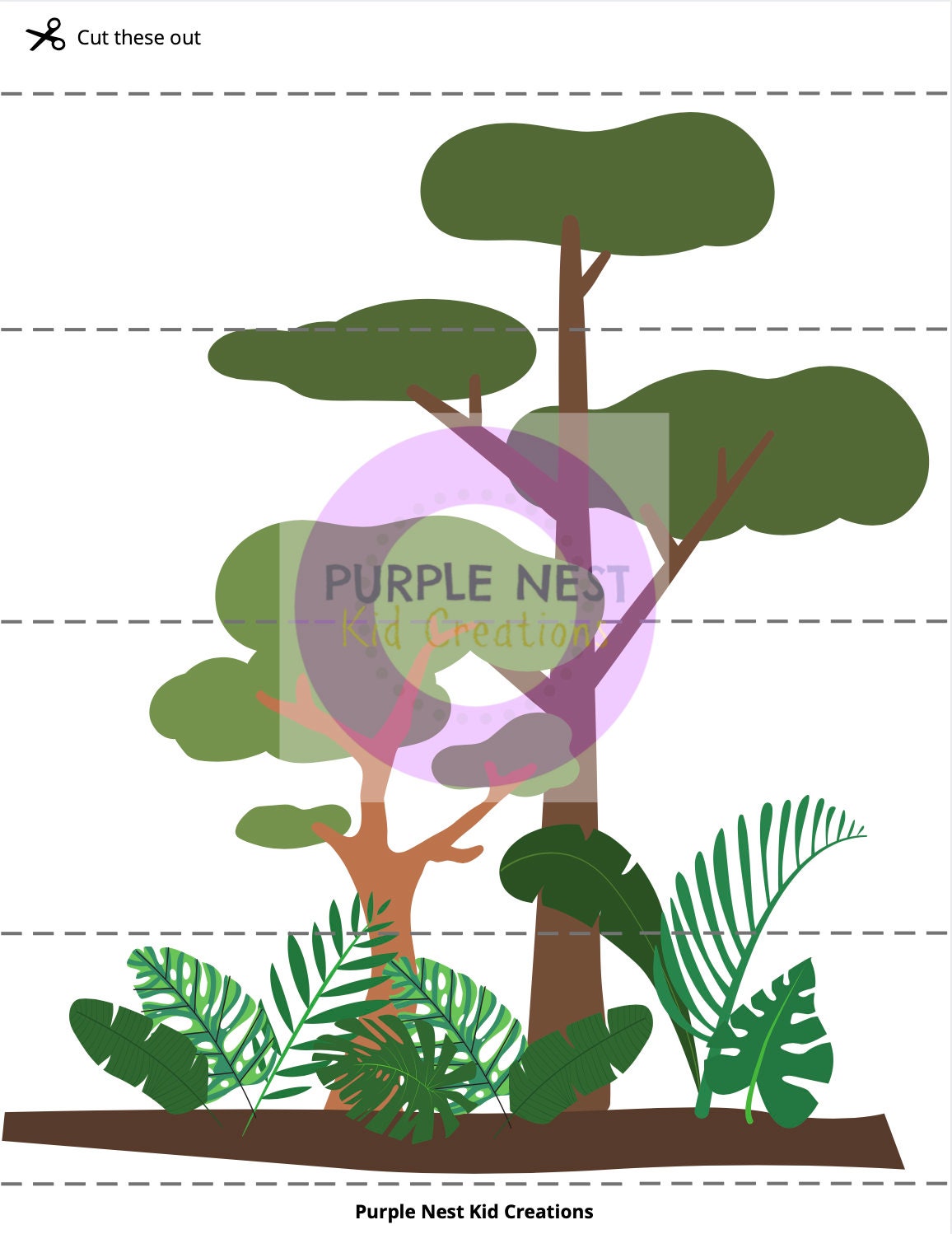 Layers of the Rainforest Worksheet Rainforest Habitat - Etsy Canada