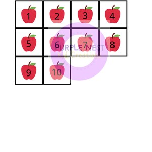 Counting Apples Playdough Mat, Fall Activity, Autumn Activity, Dry ...