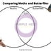 Butterflies and Moths Sorting Worksheet, Sorting Game, Venn Diagram ...